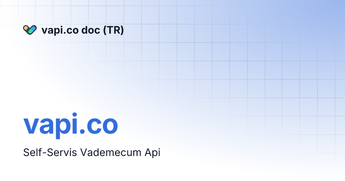 vapi.co | vapi.co doc (TR)